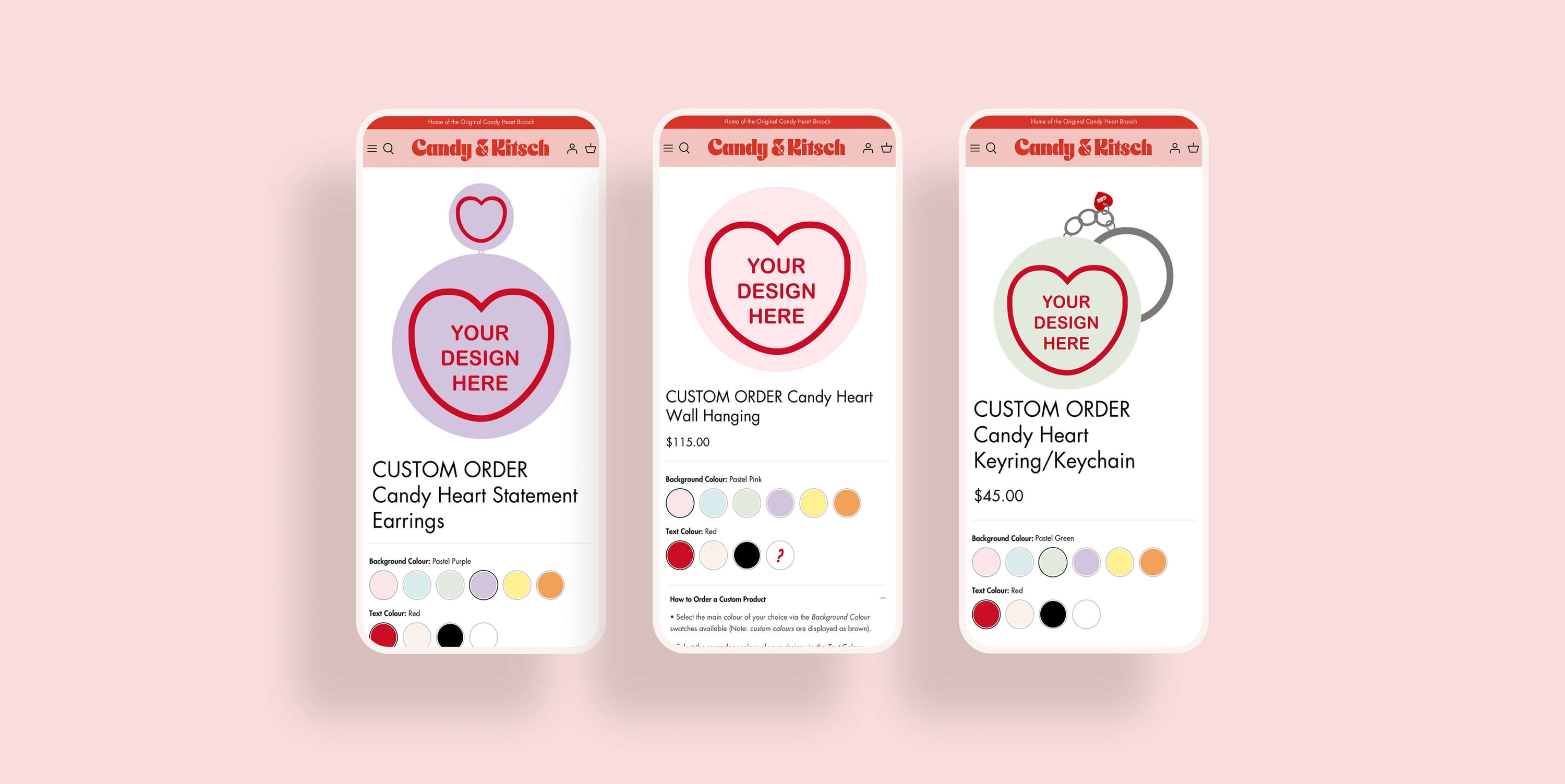 Candy & Kitsch | Shopify website design portfolio by Obscurio & Co.