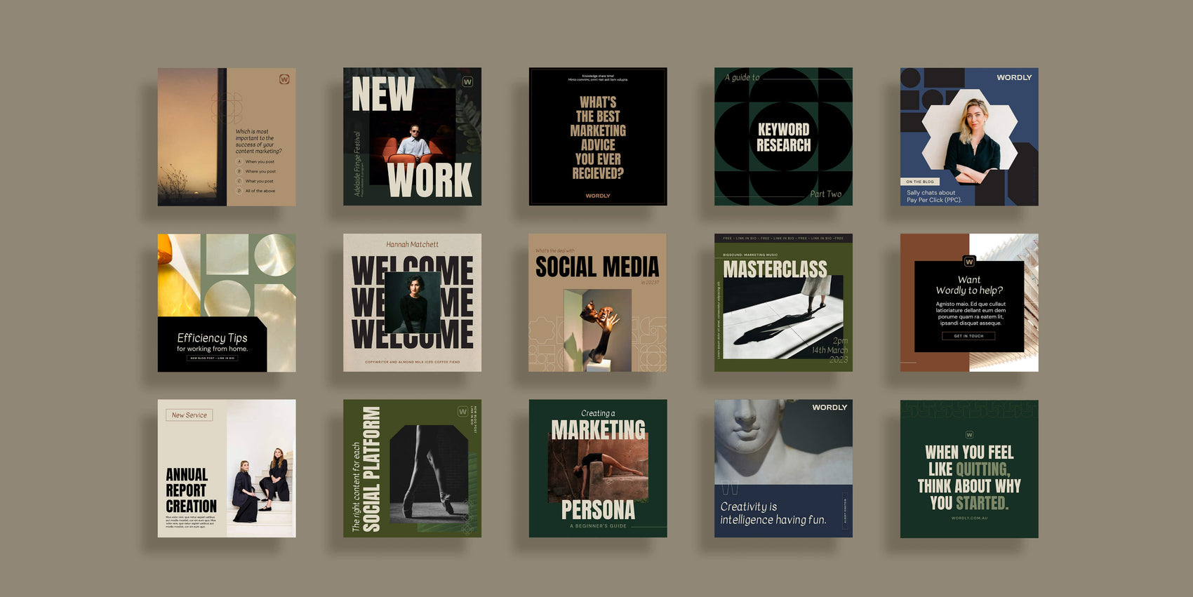 Wordly | Communications agency rebranding case study by Obscurio & Co.