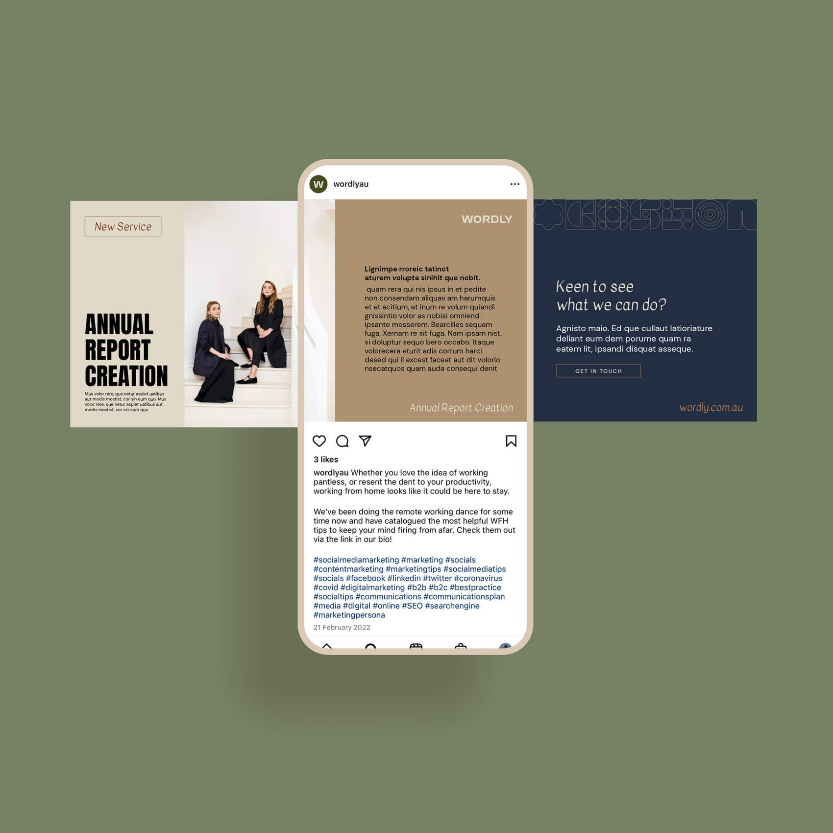 Wordly | Communications agency rebranding case study by Obscurio & Co.