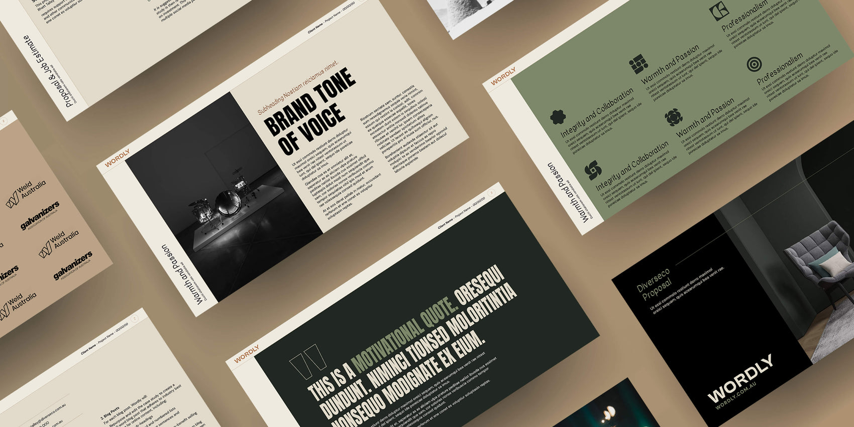 Wordly | Communications agency rebranding case study by Obscurio & Co.