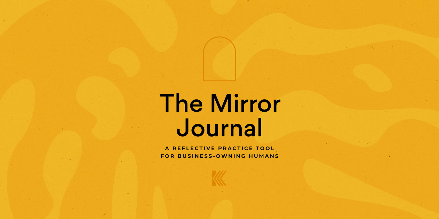 The Mirror Journal | Reflective journal graphic design by Obscurio & Co.