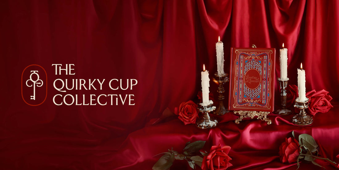 The Quirky Cup Collective | Book-ish stationery branding case study by Obscurio & Co.